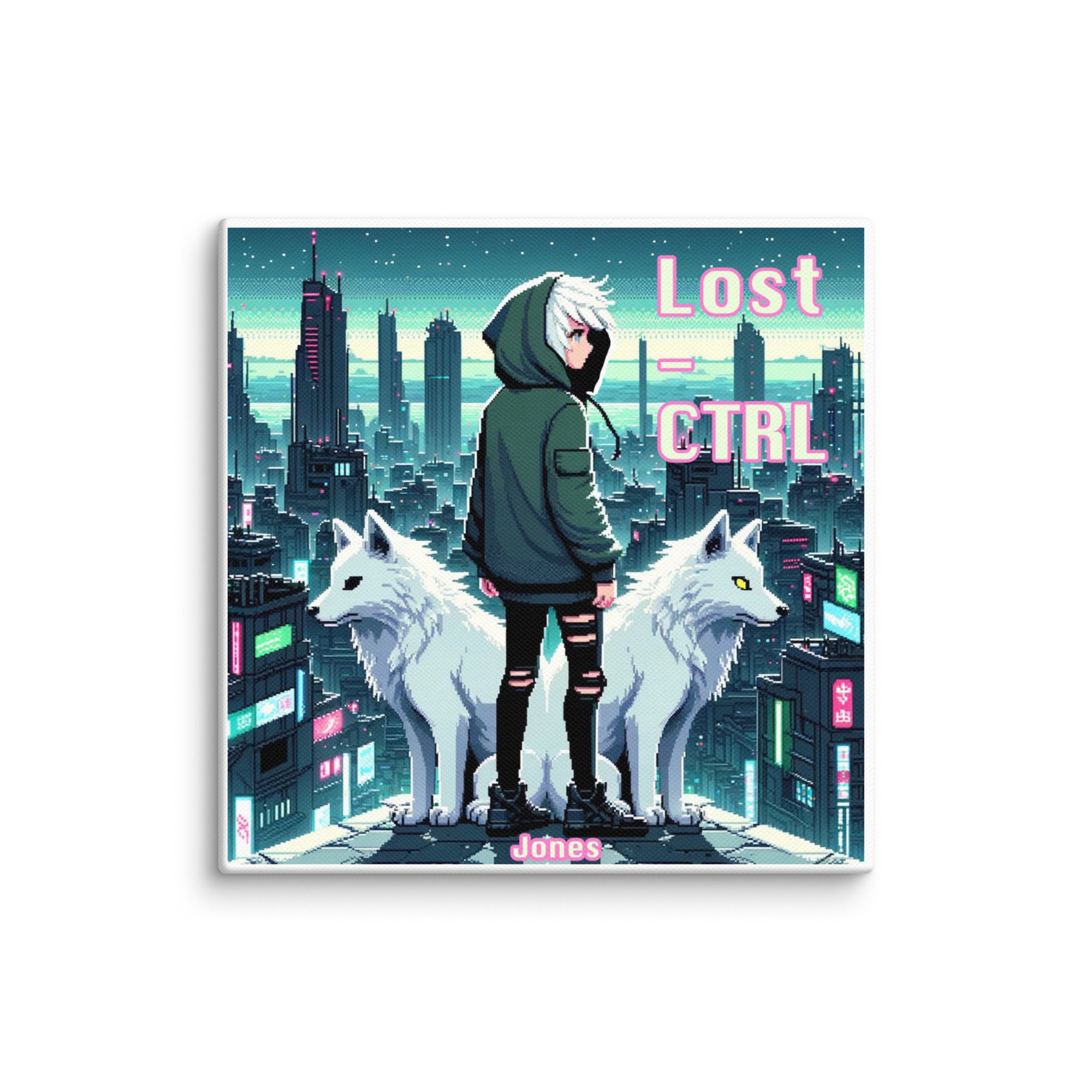 Jones - Lost CTRL Album Art Canvas – Swelter Sounds
